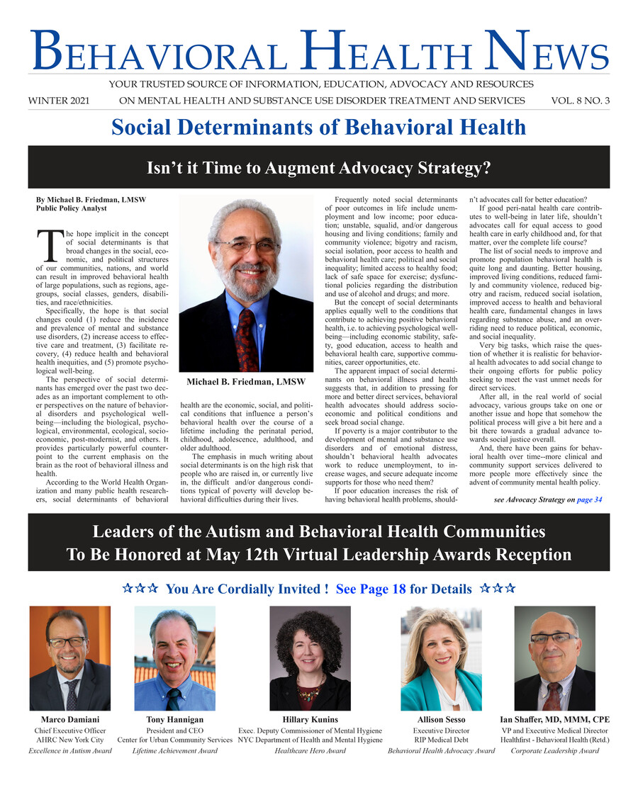 Behavioral Health News Winter 2021 by Mental... - Flipsnack