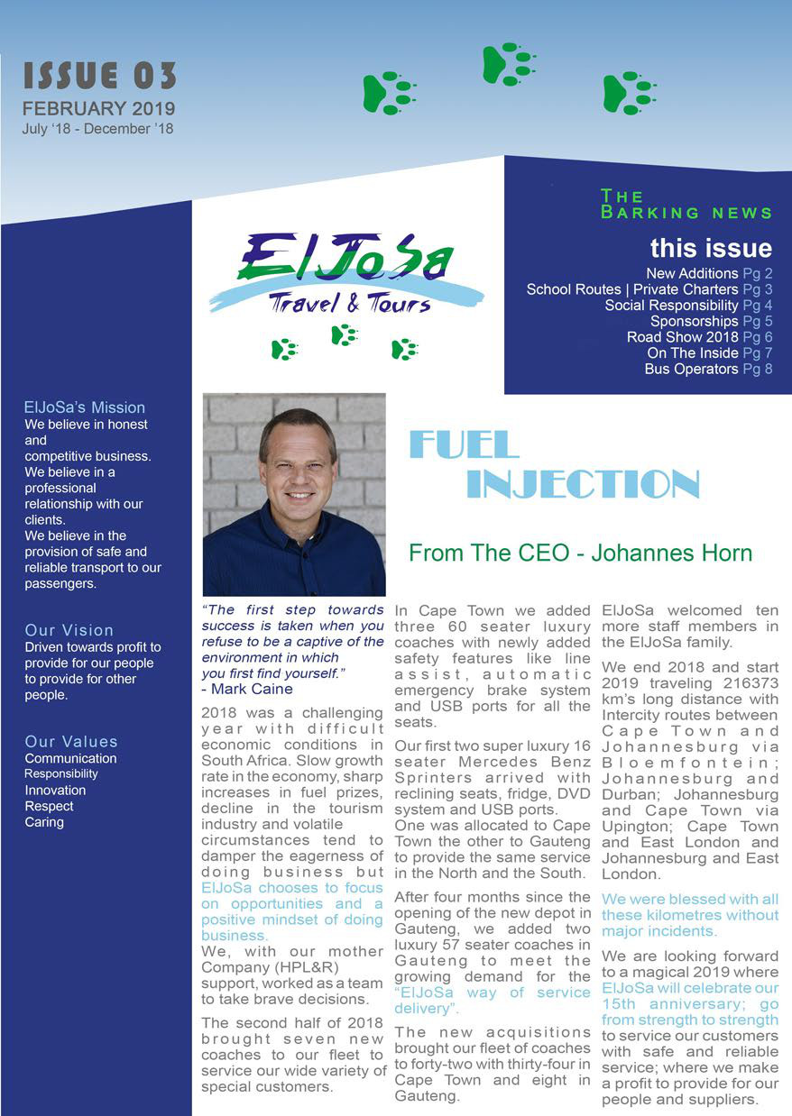 ElJoSa Newsletter by Charne Human - Flipsnack