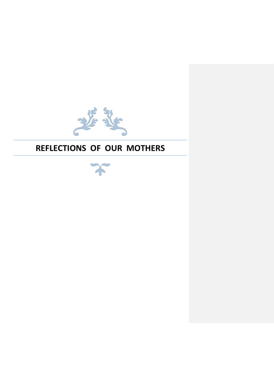 REFLECTIONS OF OUR MOTHERS by - Flipsnack