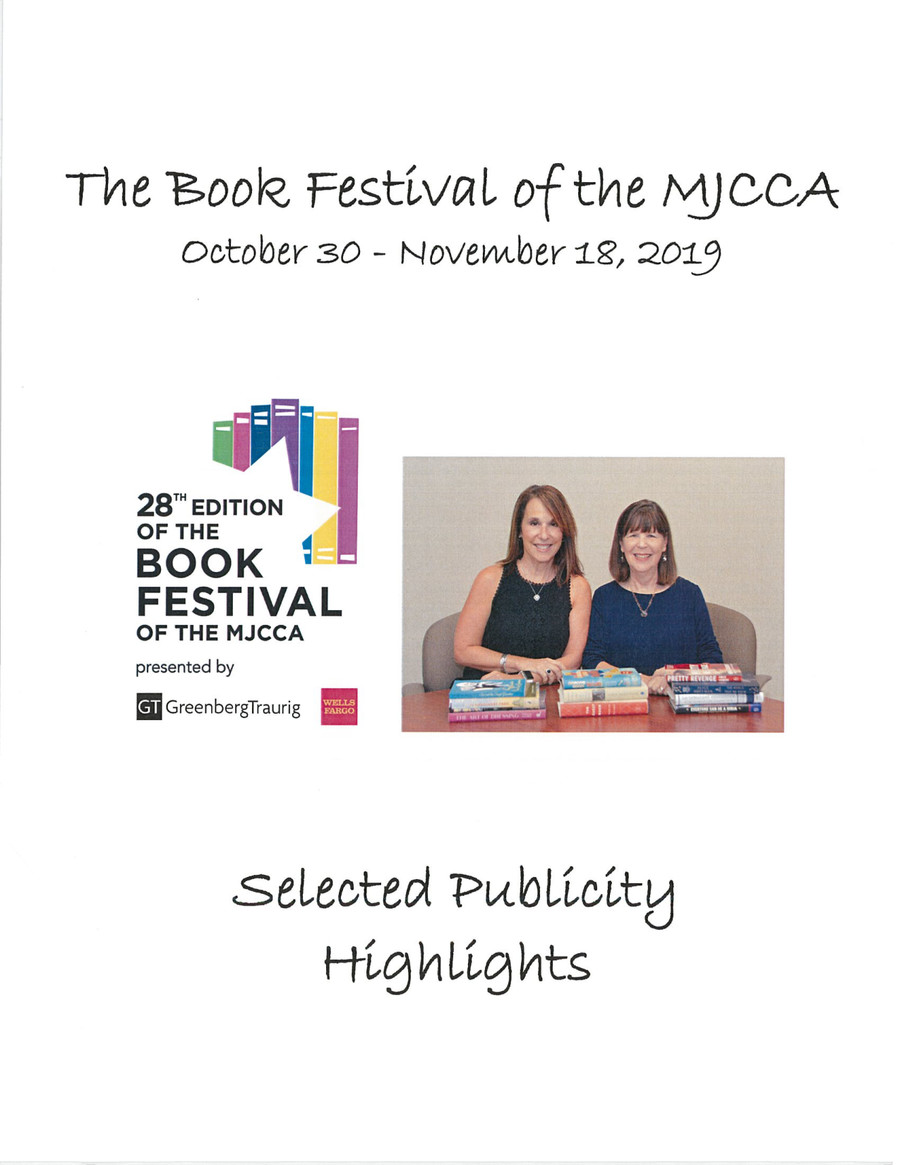 Book Festival of the MJCCA 2019 Publicity Highlights by MJCCA - Flipsnack