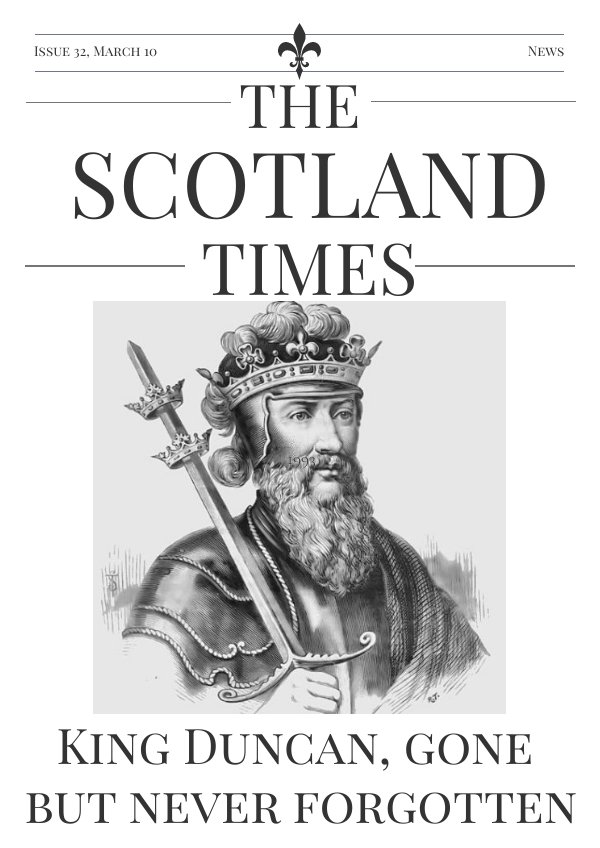 Macbeth newspaper by Ava Johnson - Flipsnack