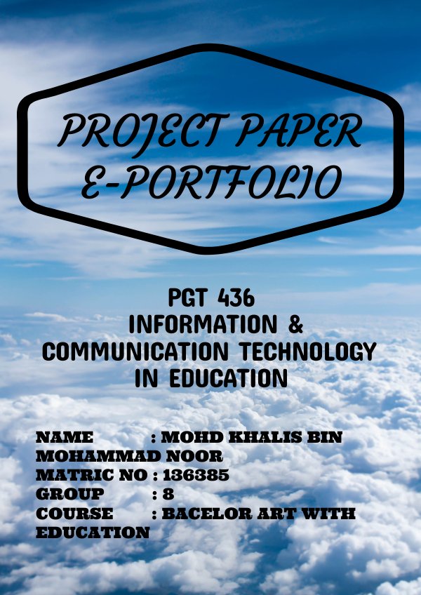 PROJECT PAPER E-PORTFOLIO KHALIS by MOHD... - Flipsnack