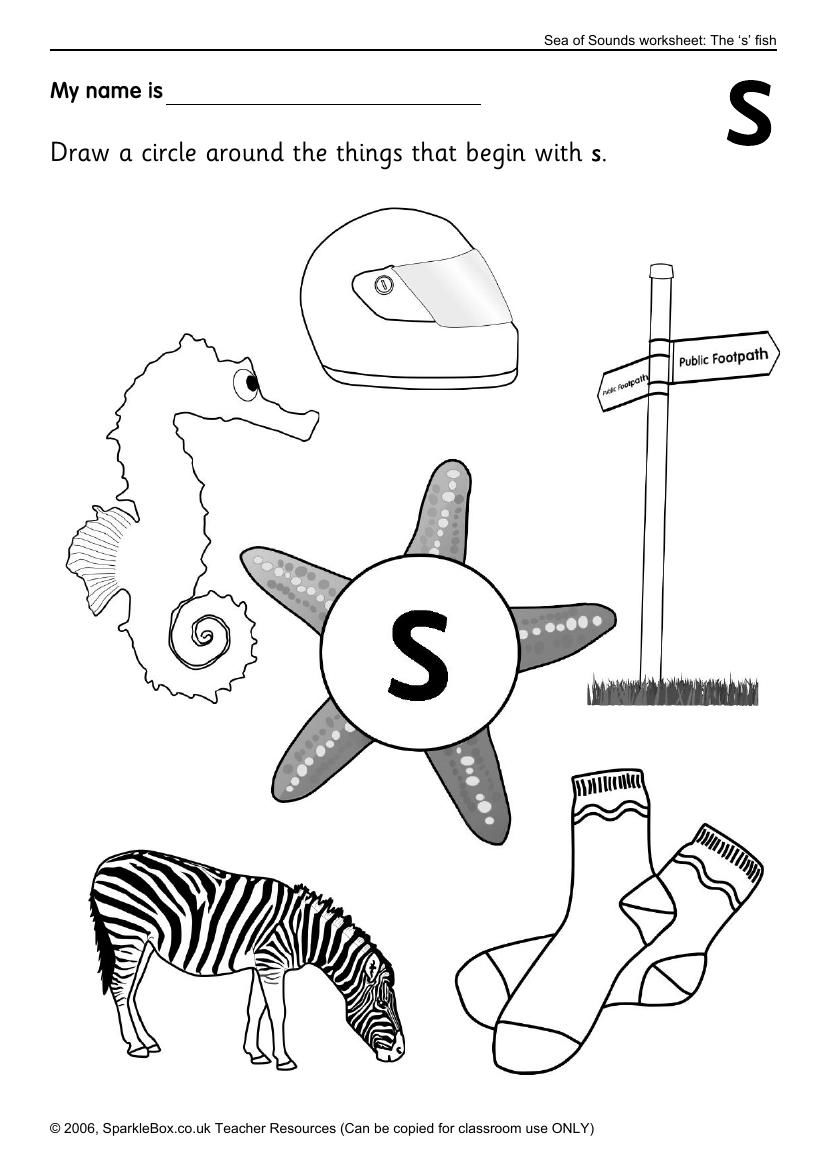Letter Ss worksheet by rgatwary - Flipsnack