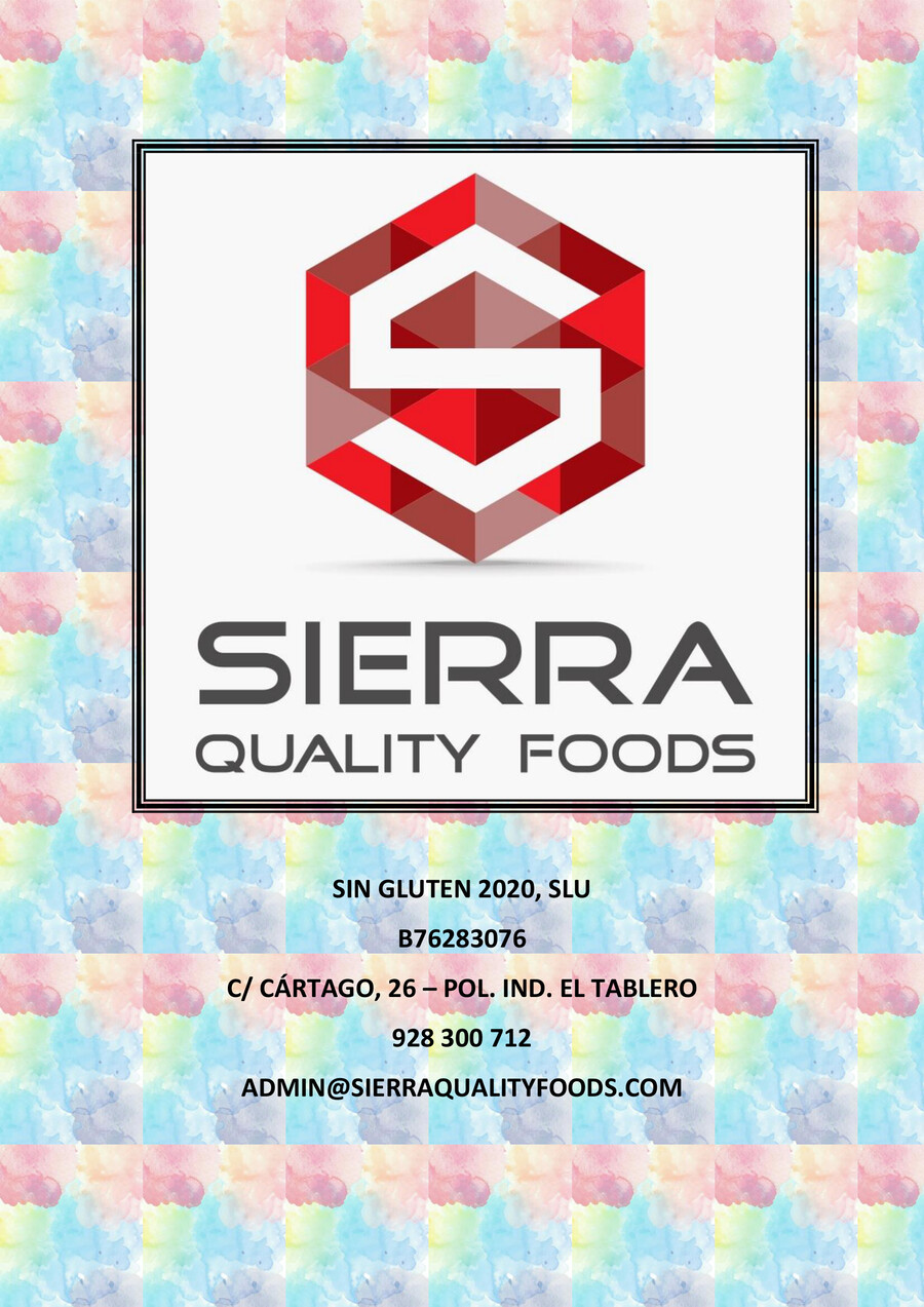 SIERRA QUALITY FOODS - CATÁLOGO 2021 by SIN GLUTEN 2020 S.L.U. DIST ...