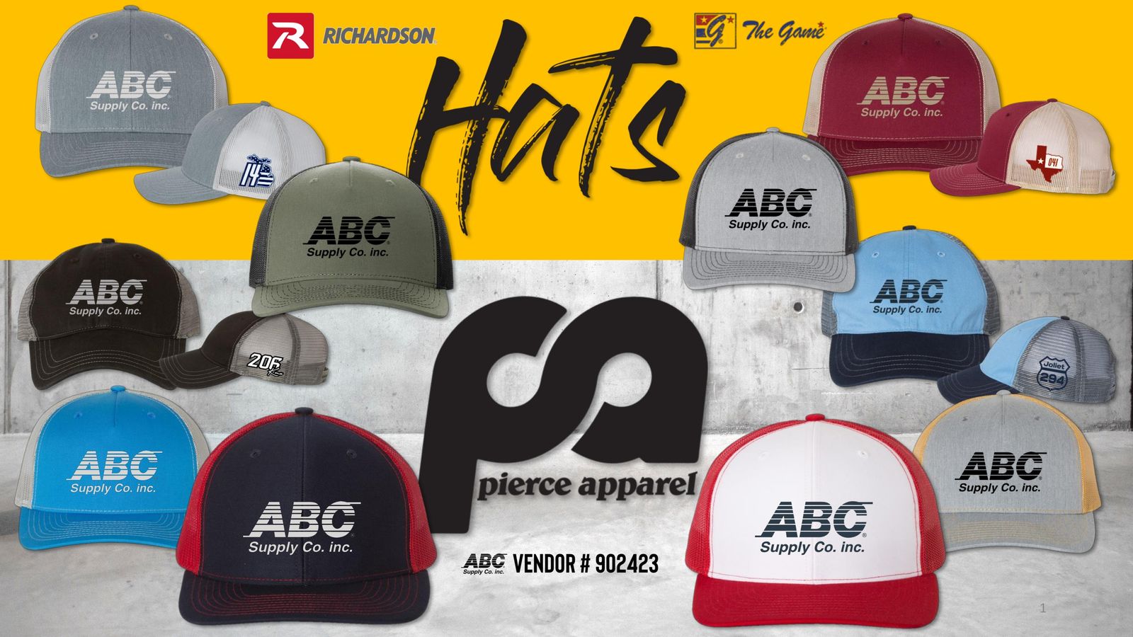 ABC HAT CATALOG by Pierce Apparel - Flipsnack
