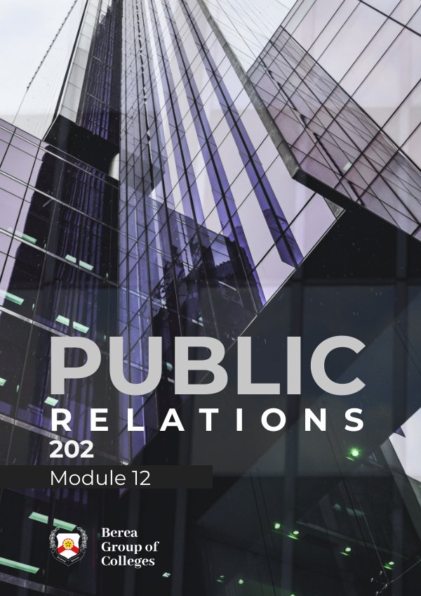 Public Relations 202 - Module 12 by E-Publishing - Flipsnack