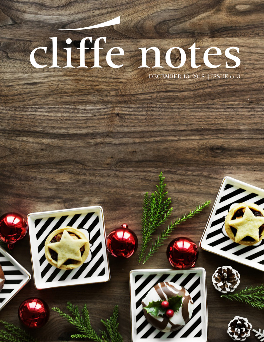 Cliffe Notes - Issue 3 by earnscliffe - Flipsnack