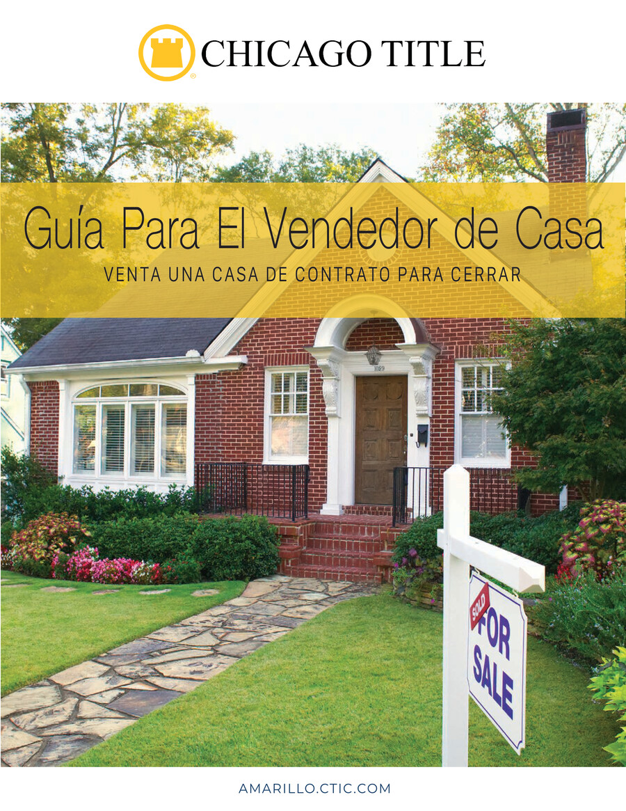 2021 Chicago Title Amarillo Spanish Home Sellers Guide by Jamie ...
