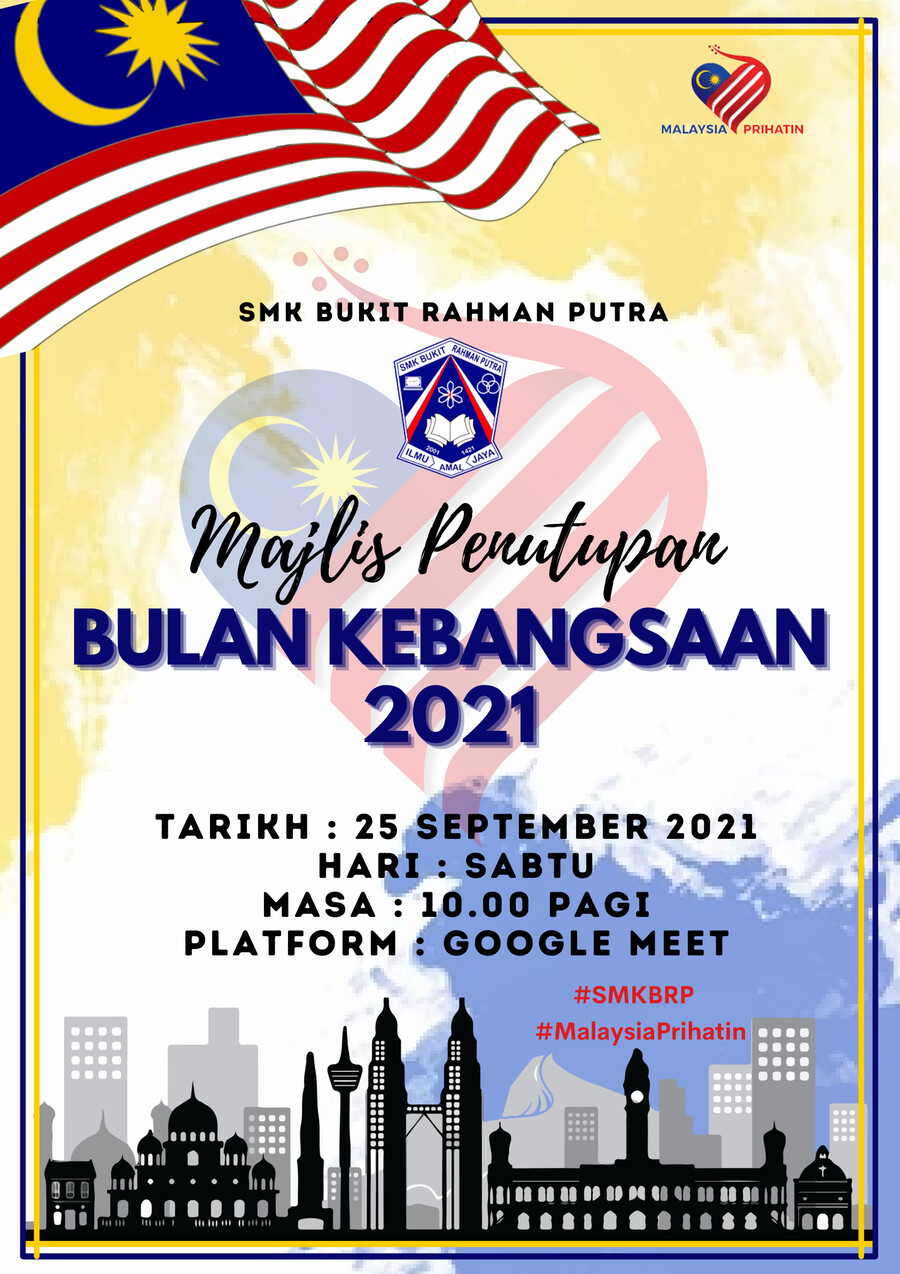 BUKU PROGRAM PENUTUPAN BULAN KEBANGSAAN 2021 SMKBRP by nur najihah ...