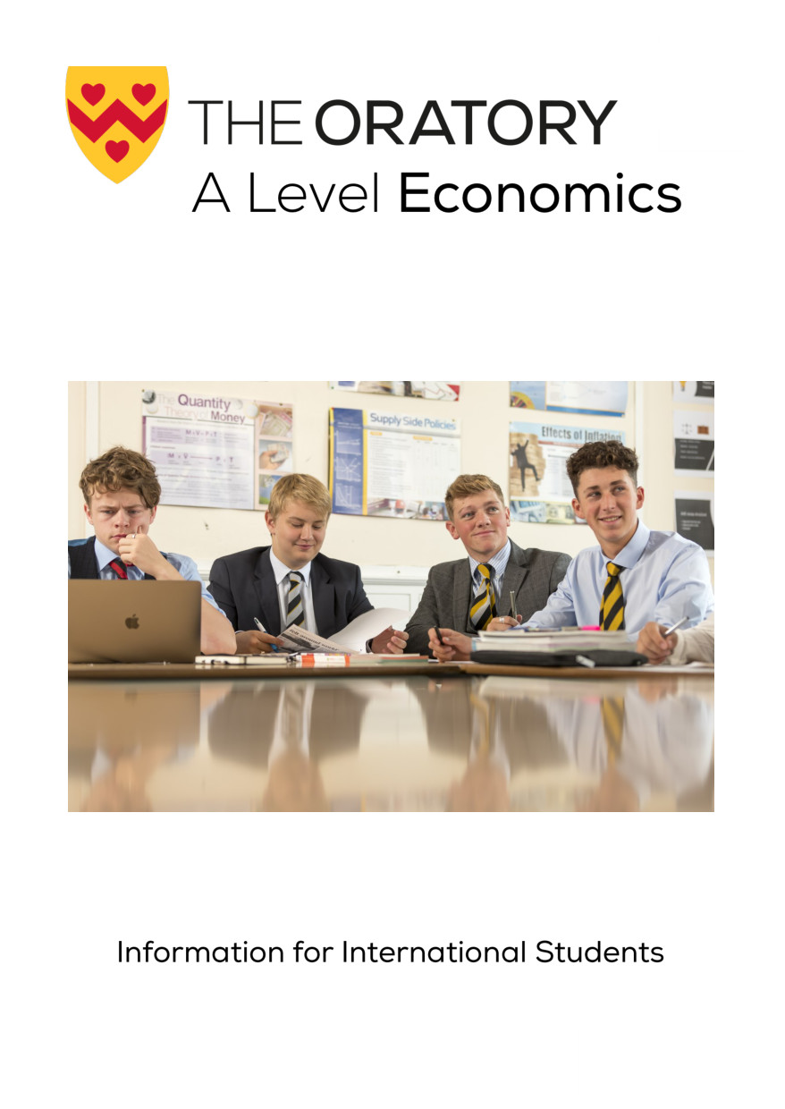 EAL - A Level Economics Study Guide by The Oratory School - Flipsnack
