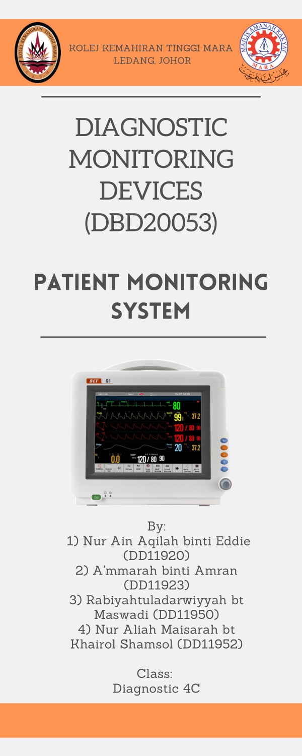 Assignment 1 DMD- Patient monitor (Gp Ain D4C) by Nur Ain Aqilah Eddie ...