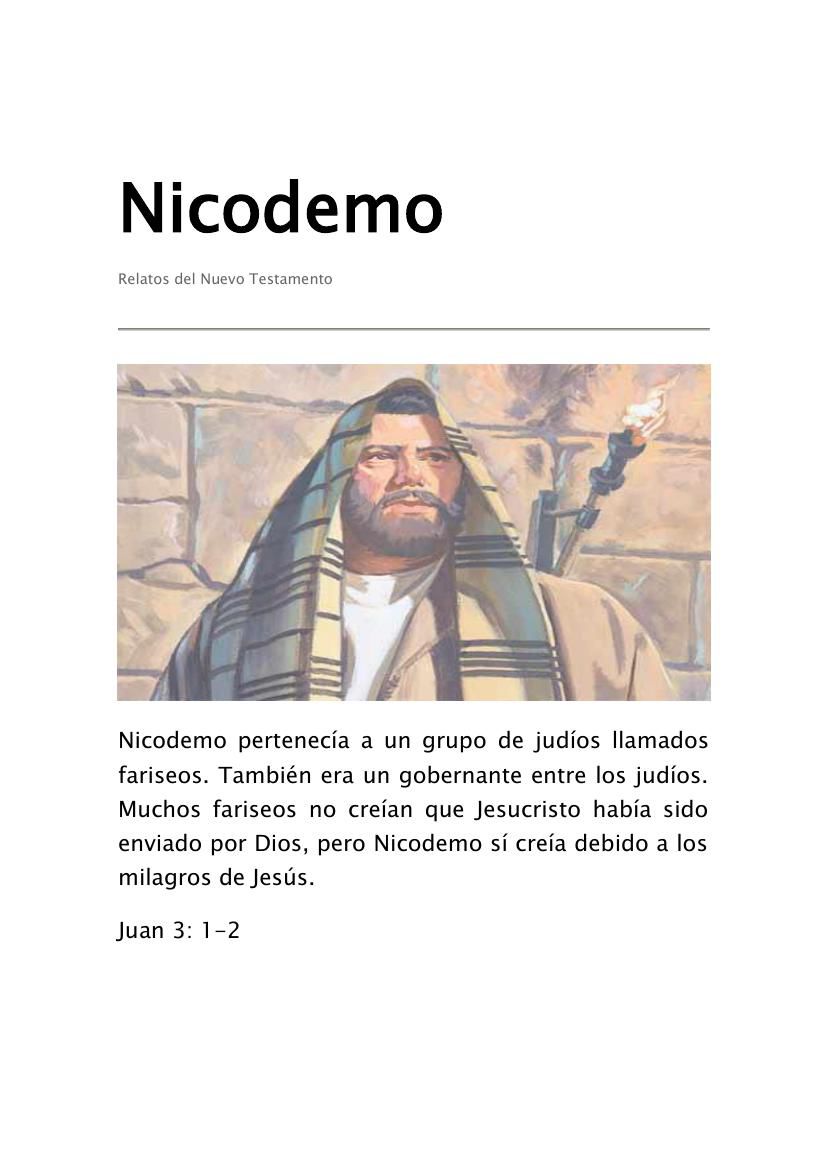 Historia de Nicodemo by Primero J Preciado - Flipsnack