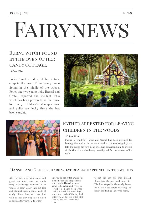 Hansel and Gretel by Alyssa Ward - Flipsnack