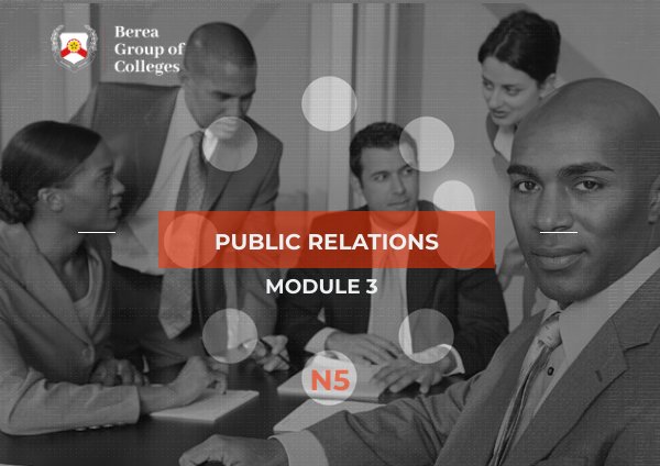 Public Relations N5 Module 3 by E-Publishing - Flipsnack