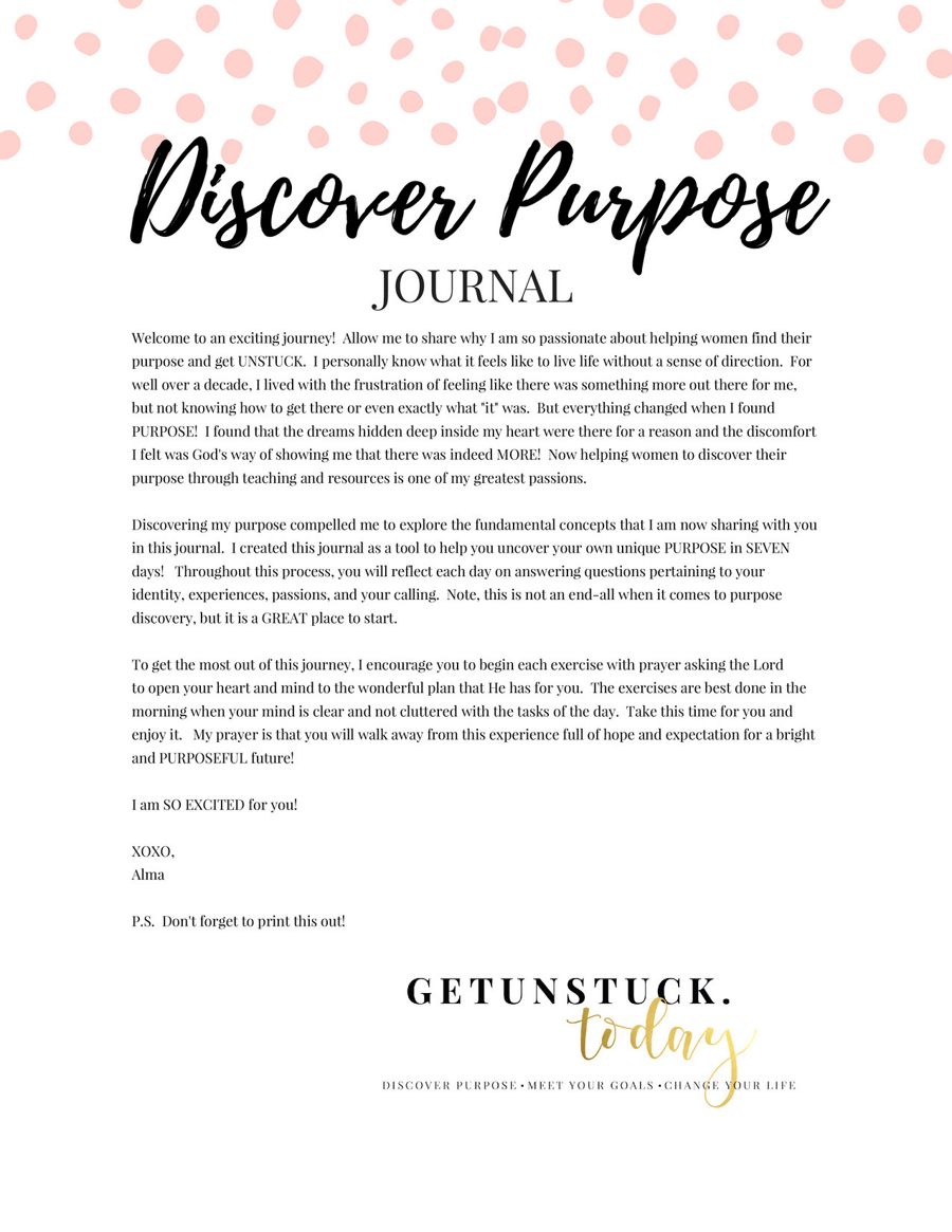 Discover Purpose Journal by Alma Enid... - Flipsnack