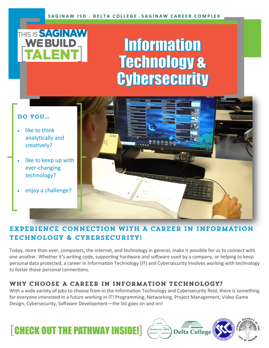 Marshall Plan IT & Cybersecurity Career Pathway Brochure by Lindsay ...