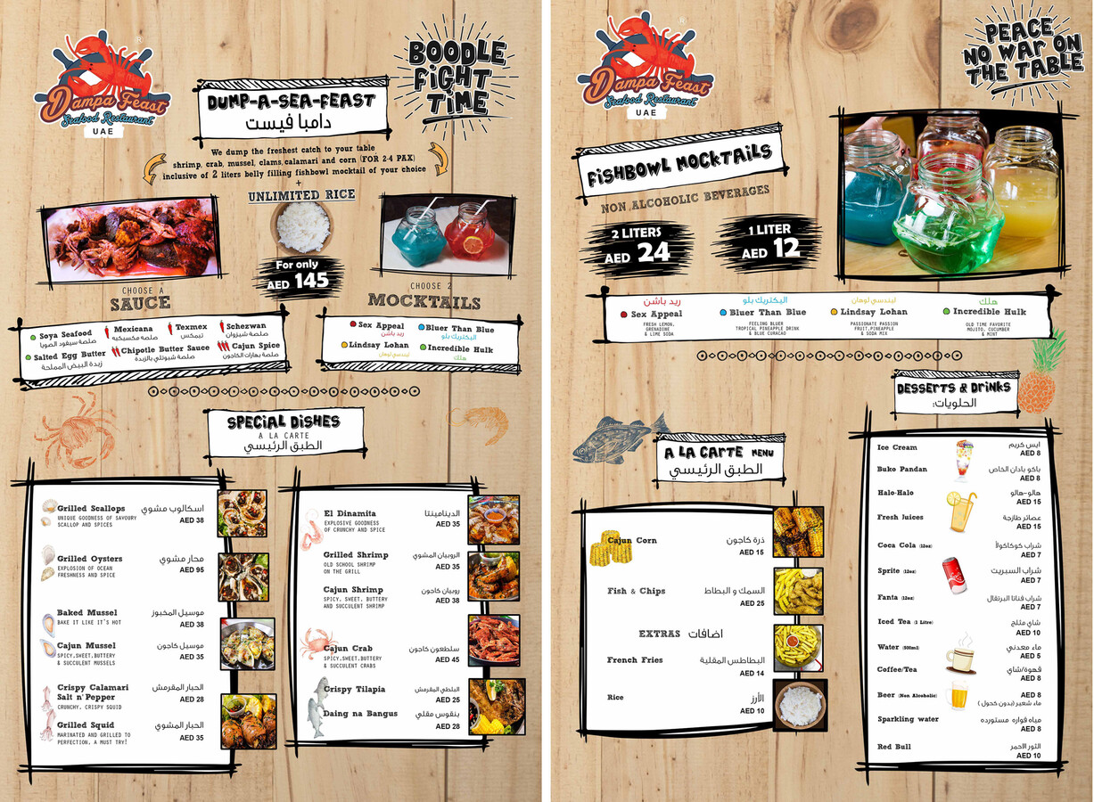 Dampa Feast UAE Menu by Sebastian Michael - Flipsnack