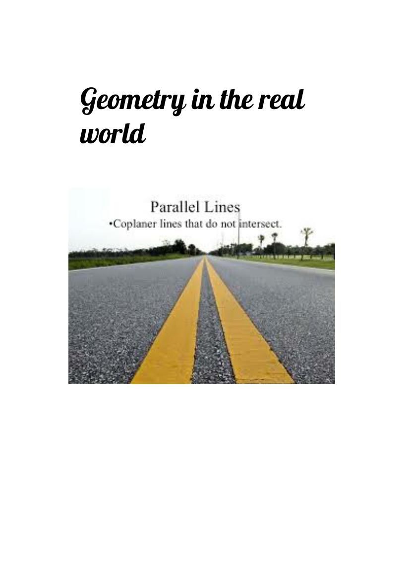 Geometry in the real world by James Lopez - Flipsnack