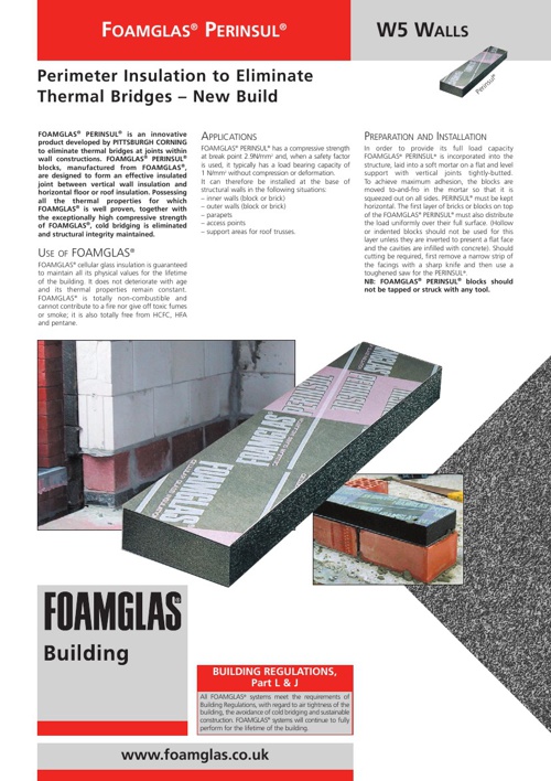 Foamglas perinsul Thermal break block by Darren O Gorman - Flipsnack