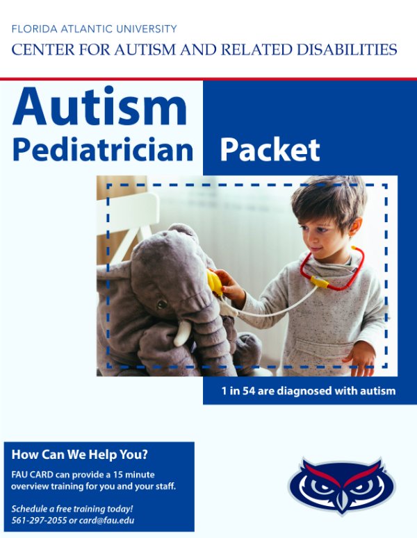 Autism Pediatric Packet by FAU CARD - Flipsnack