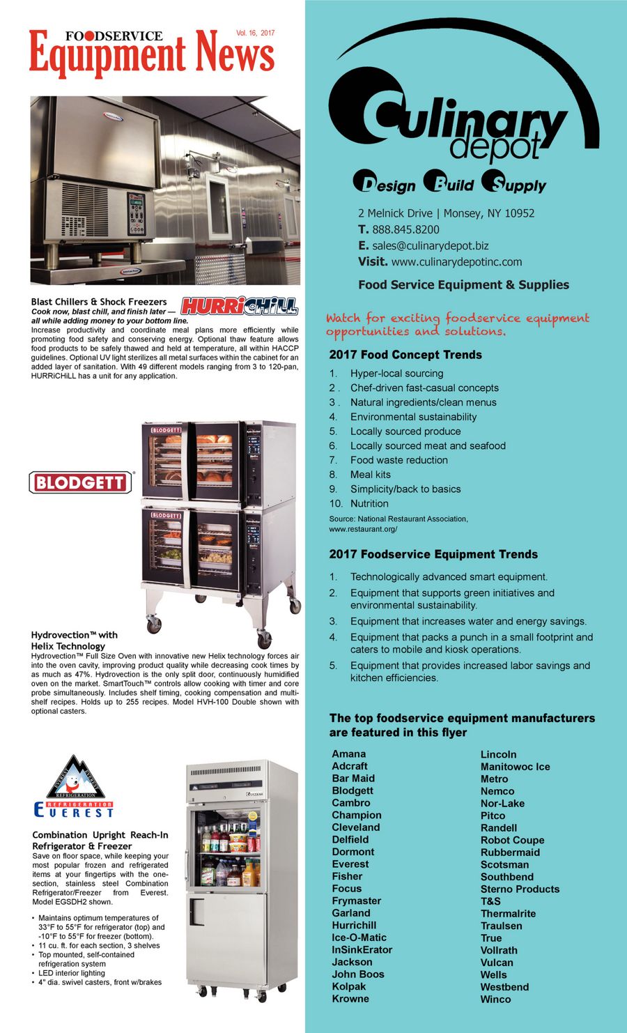 Culinary Depot Foodservice Equipment News 2017 by SEFA - Flipsnack