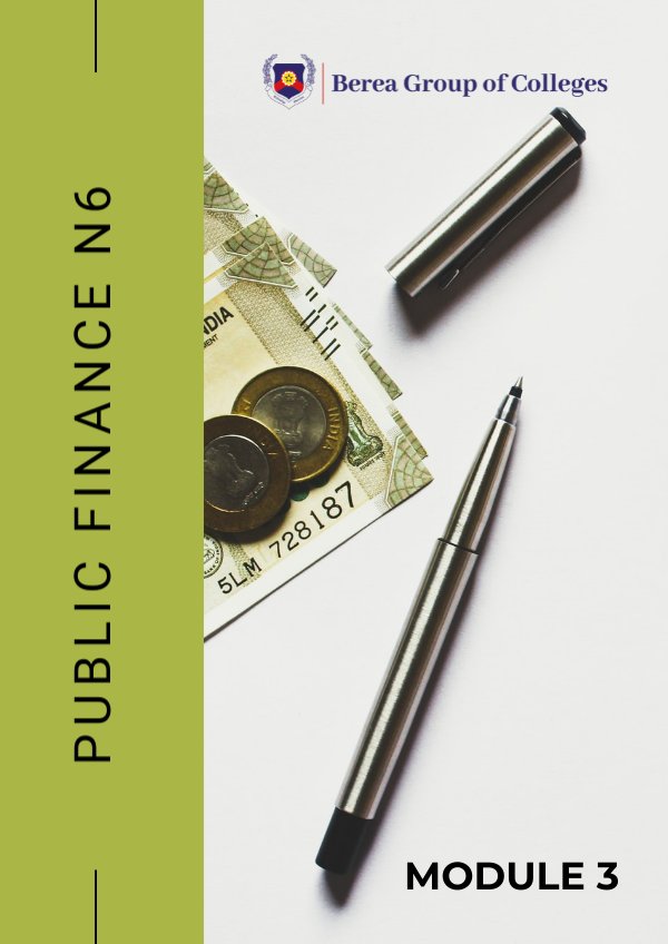 Public Finance N6 Module 3 by E-Publishing - Flipsnack