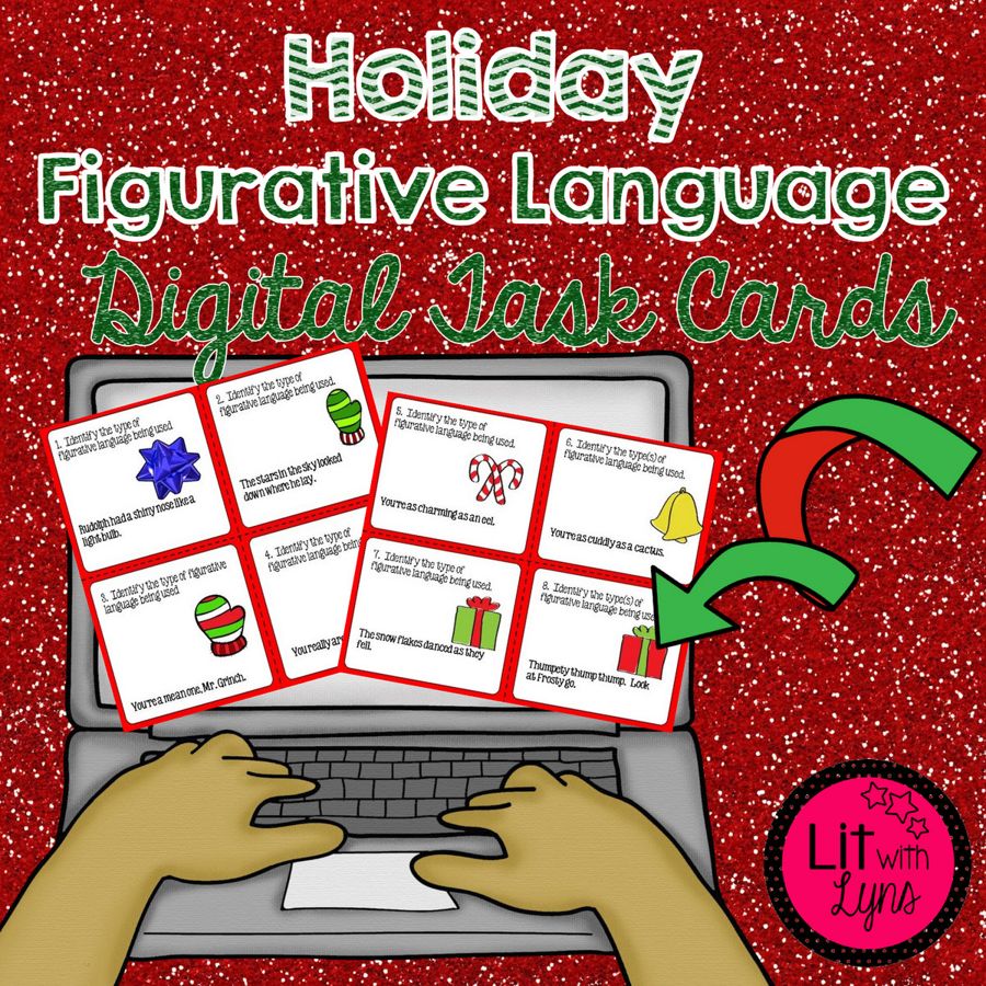 Holiday Figurative Language Digital Task Cards By Lyndseylane Flipsnack
