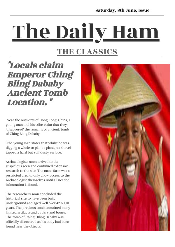 Ancient China Newspaper by Arham Huq - Flipsnack