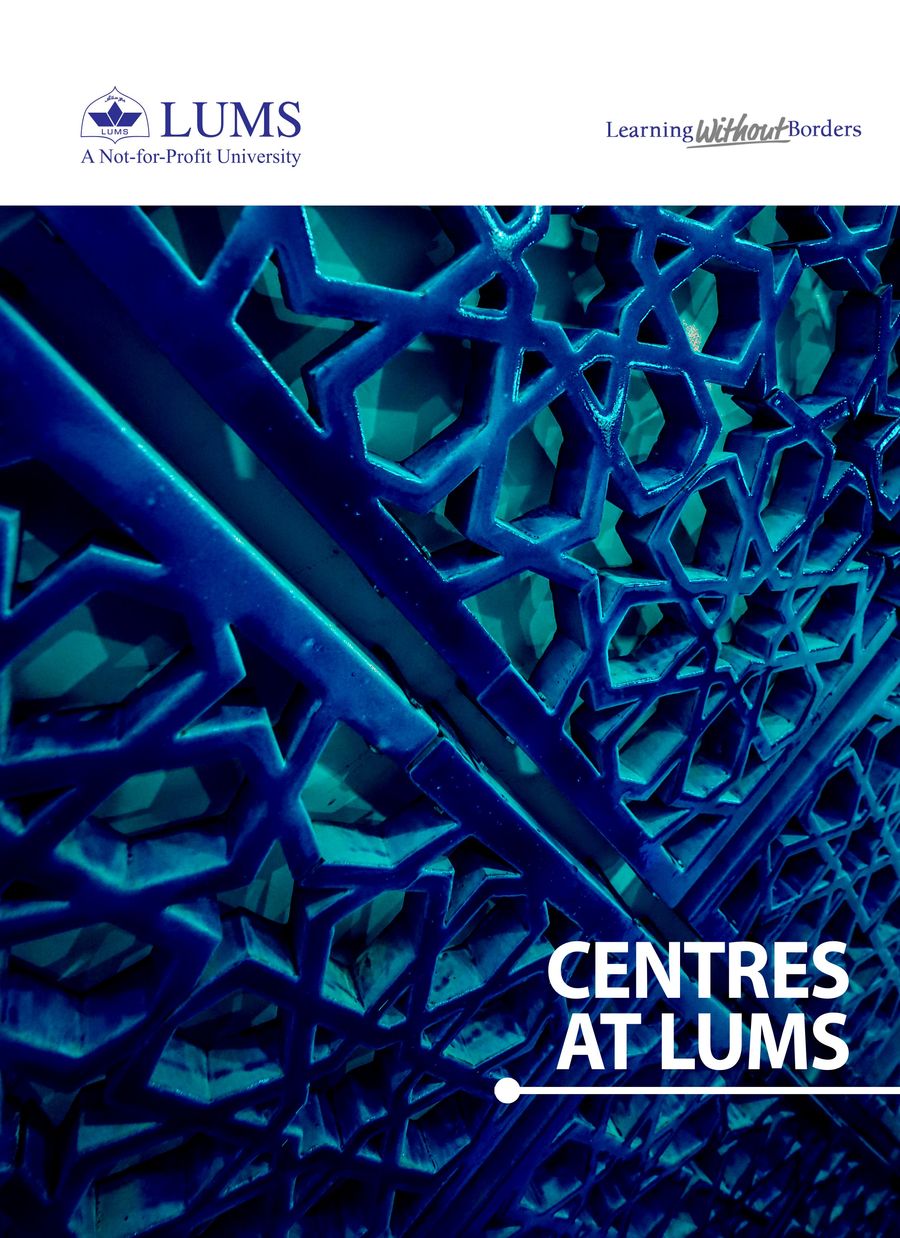 Centres Publications June 27 by LUMS - Flipsnack
