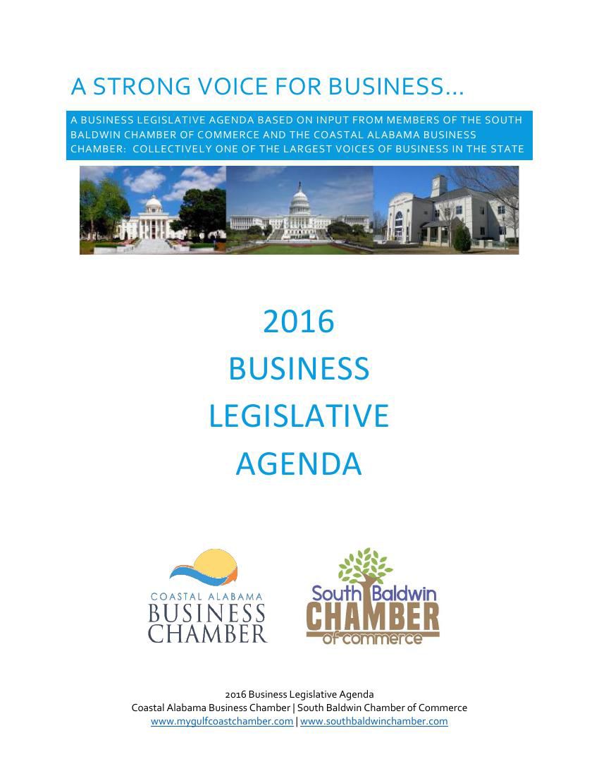 2016 Legislative Agenda by mygulfcoastchamber - Flipsnack