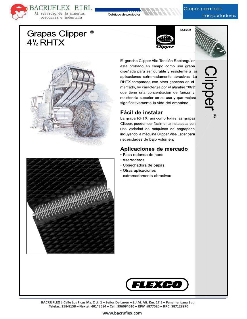 grapas clipper flexco by Ronald Fernando - Flipsnack