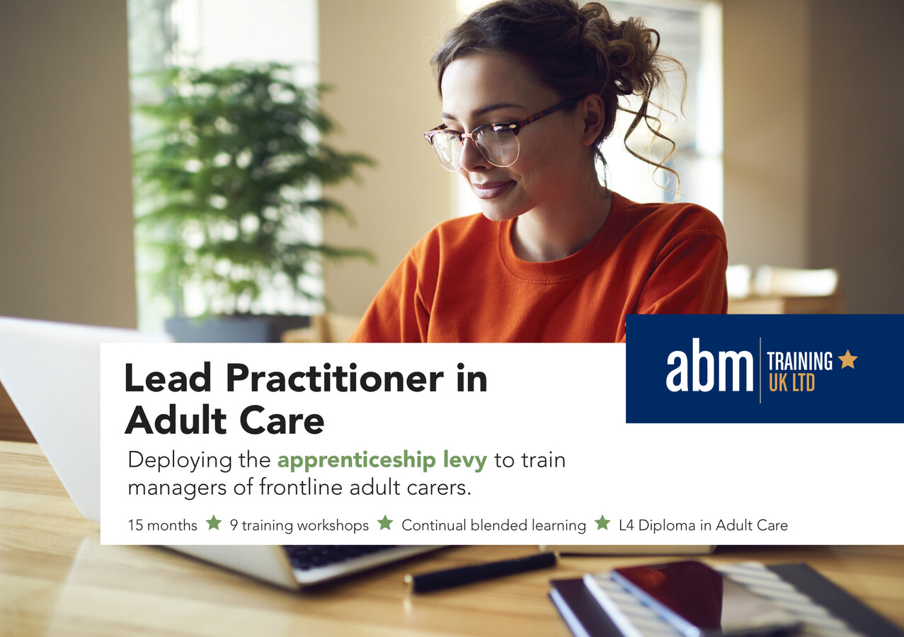 ABM Lead Practitioner in Adult Care Apprenticeship by Simon - Flipsnack