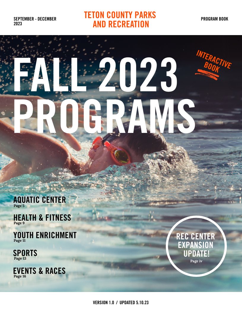Fall 2023 Program Book by Rachael Zimmerman - Flipsnack