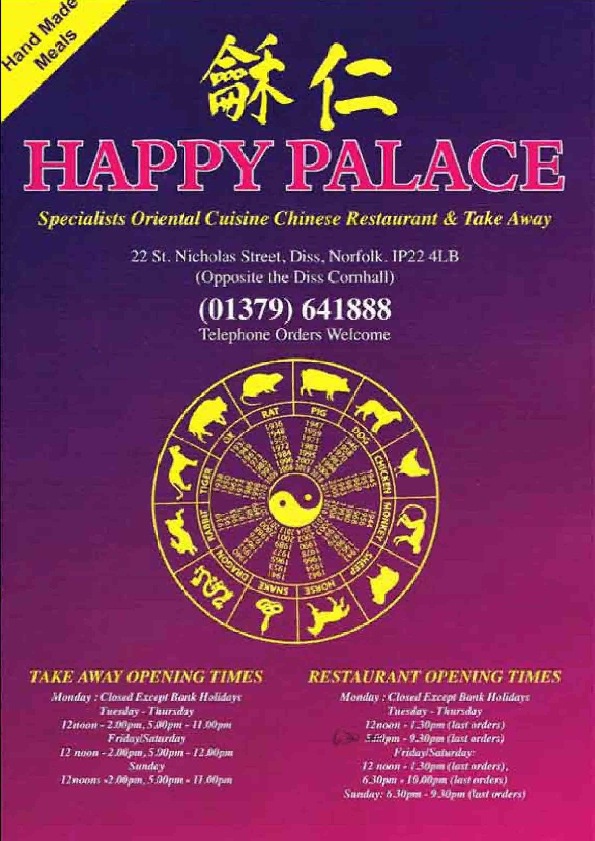 Happy Palace Menu by Robert Green - Flipsnack