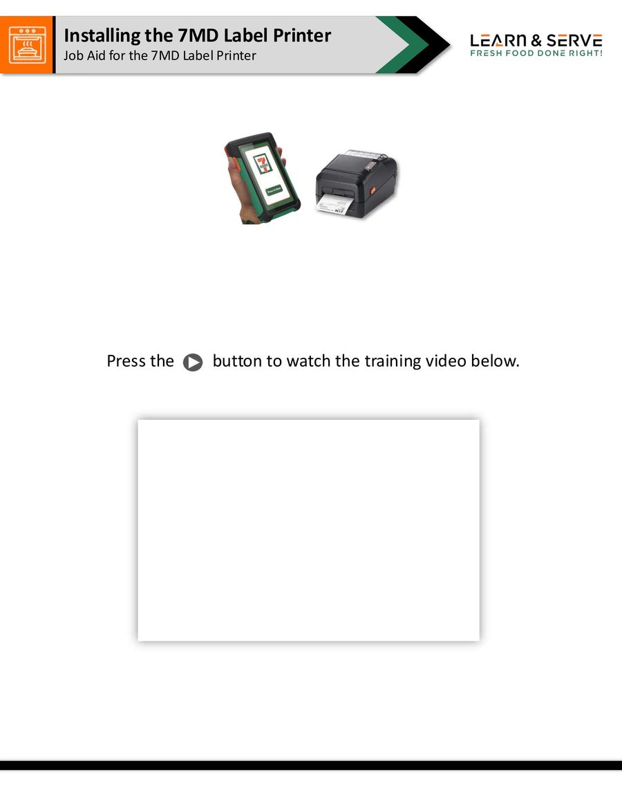 Installing 7MD Label Printer by Learn & Serve - Flipsnack