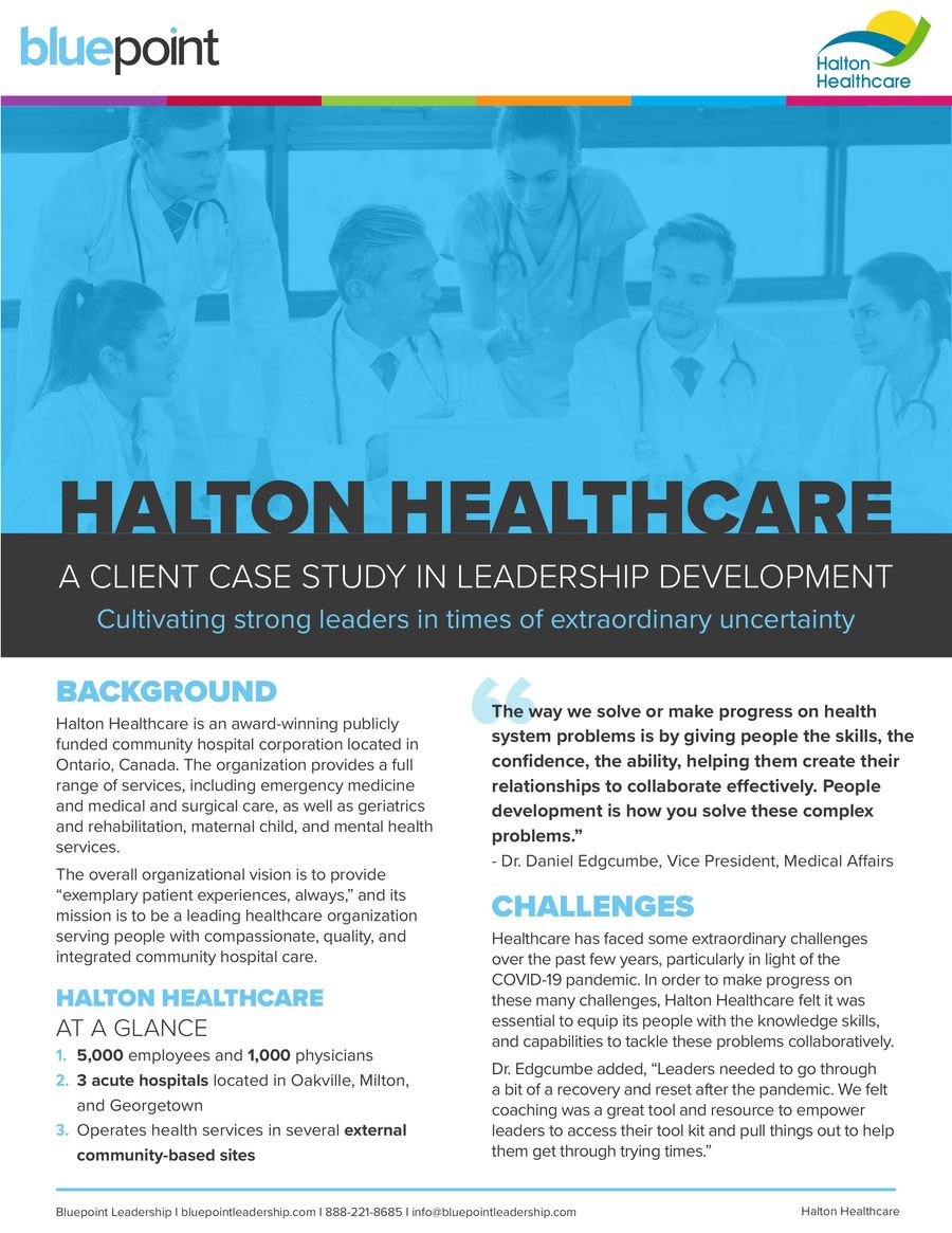 Bluepoint Halton Healthcare Case Study by HCI - Flipsnack