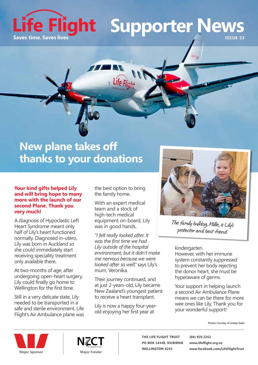 Life Flight Newsletter - Issue 53 by lifeflightnz - Flipsnack