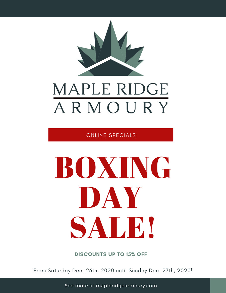 Boxing Day Sales by Maple Ridge Armoury - Flipsnack
