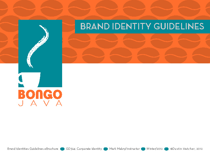 Bongo Java Identity Guidelines Booklet by Dustin - Flipsnack