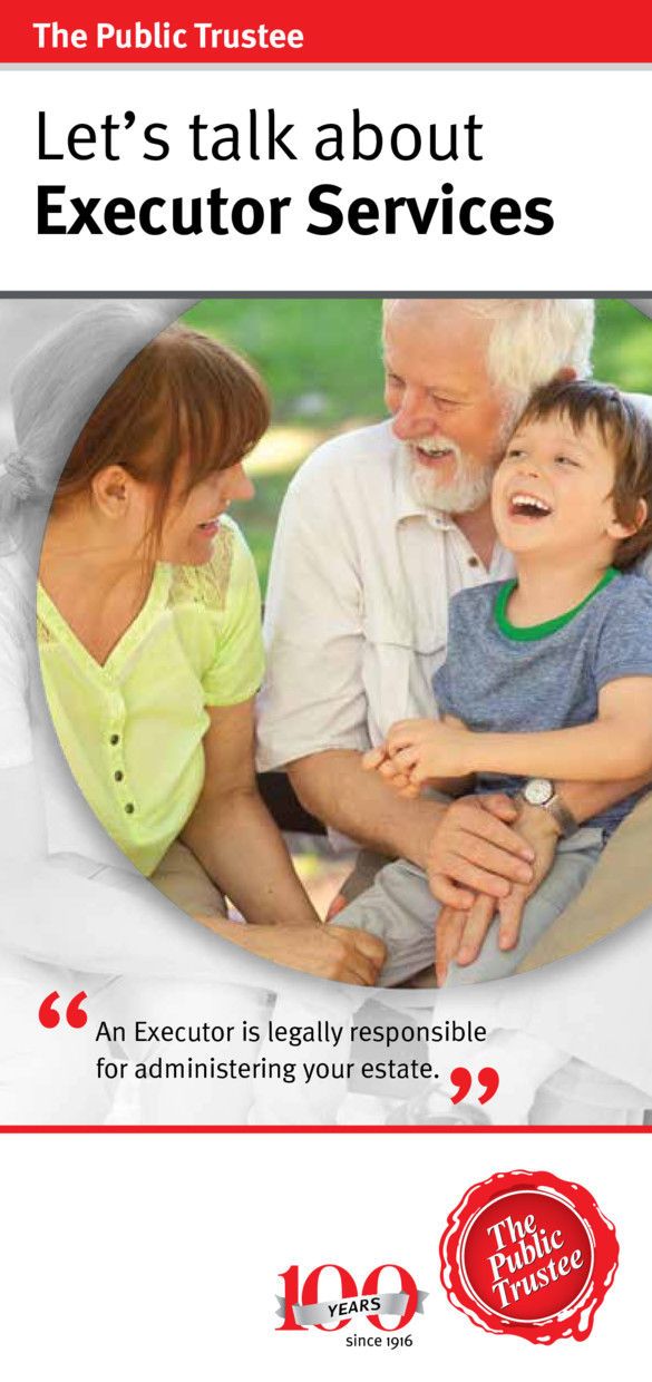 Let's Talk About Executor Services by publictrusteeqld - Flipsnack