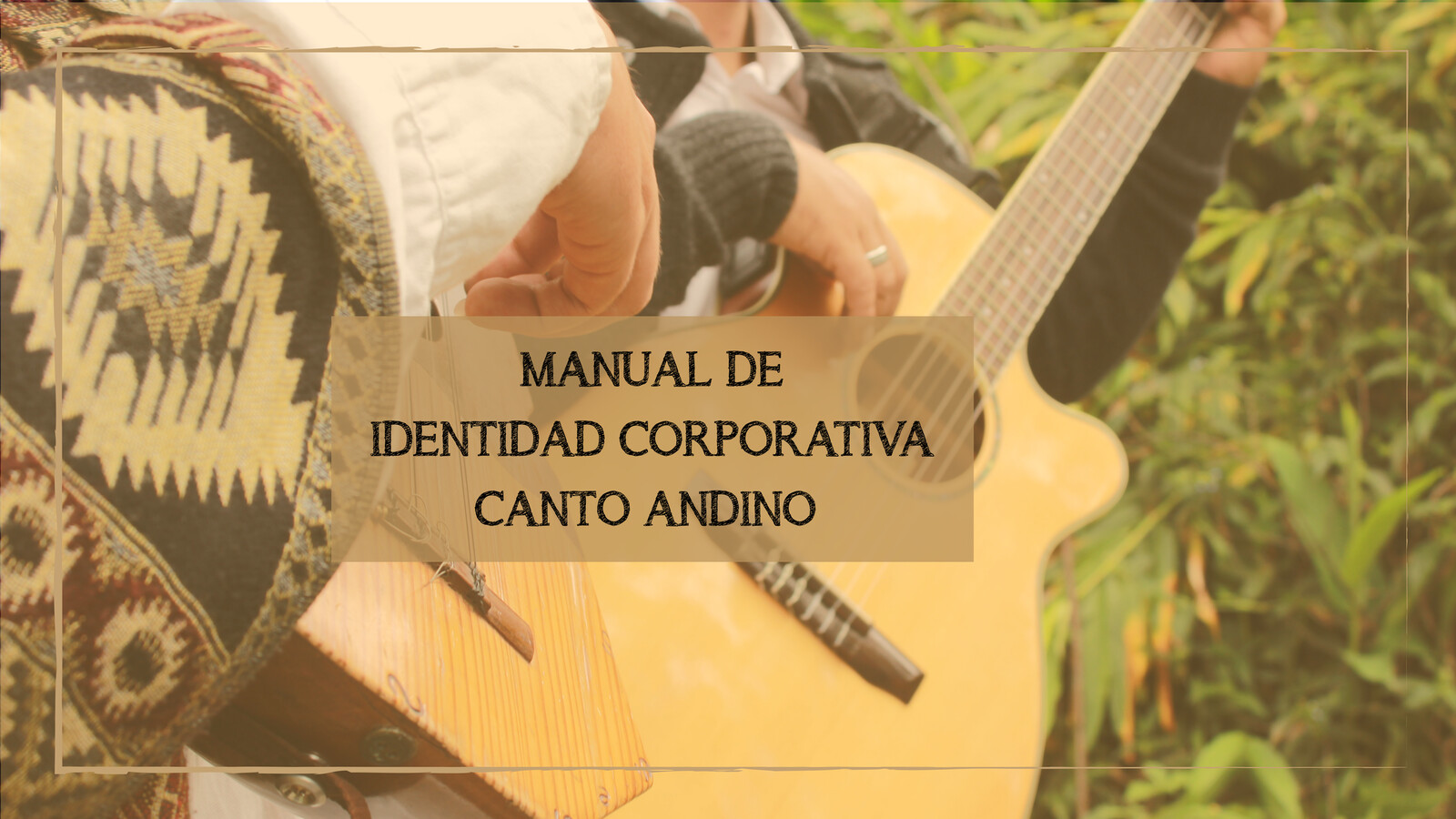 Manual de imagen CANTO ANDINO by Stephany Meza... - Flipsnack