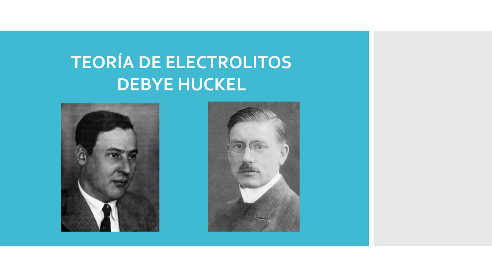 Teoria de Debye Huckel by Jhonny Conde - Flipsnack
