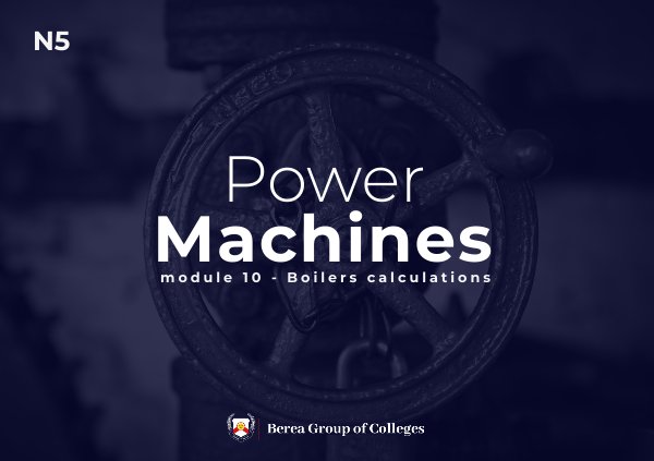 Power Machines N5 Module 10 by E-Publishing