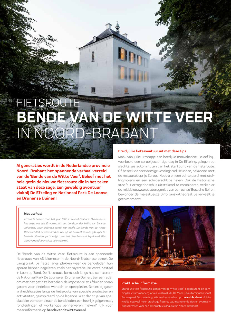 Fietsroute Bende van de Witte Veer in Noord-Brabant by Brabant Partners ...