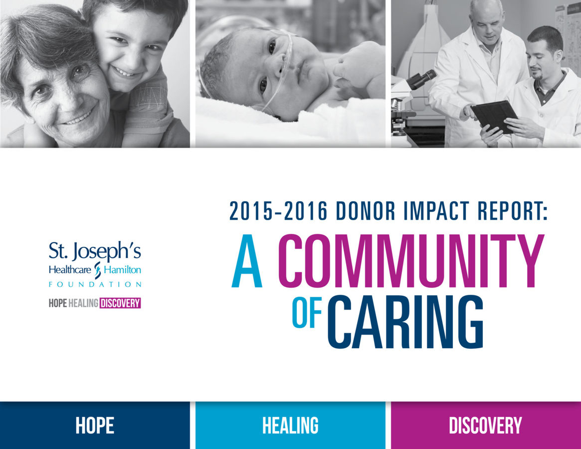 2015-2016 Donor Impact Report by St. Joseph's Healthca... - Flipsnack
