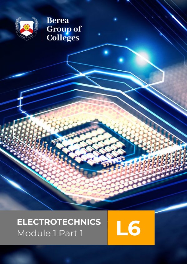 Electrotechnics L6 Module 1 Part 1 by E-Publishing - Flipsnack