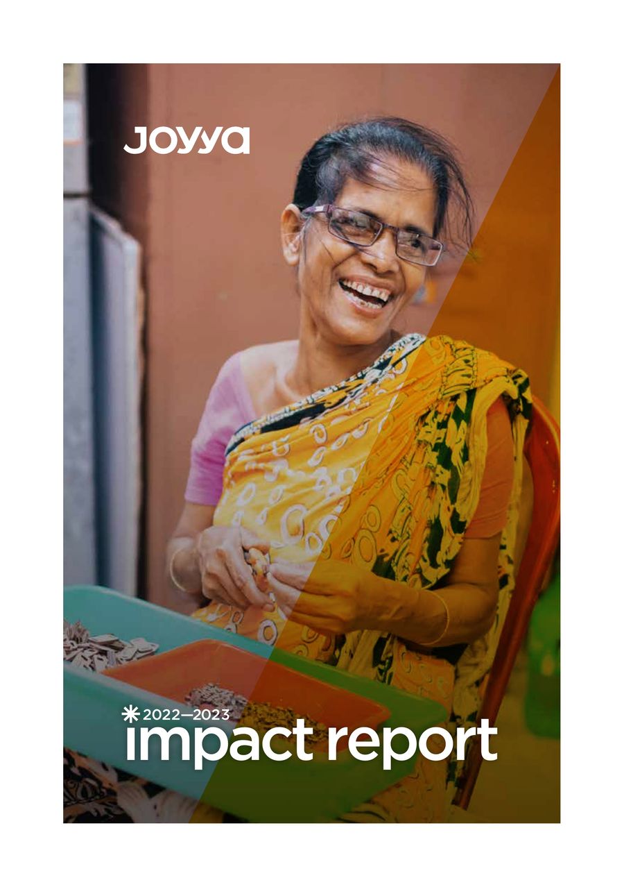 Joyya Impact Report 2022-23 by Nancy Knapp - Flipsnack