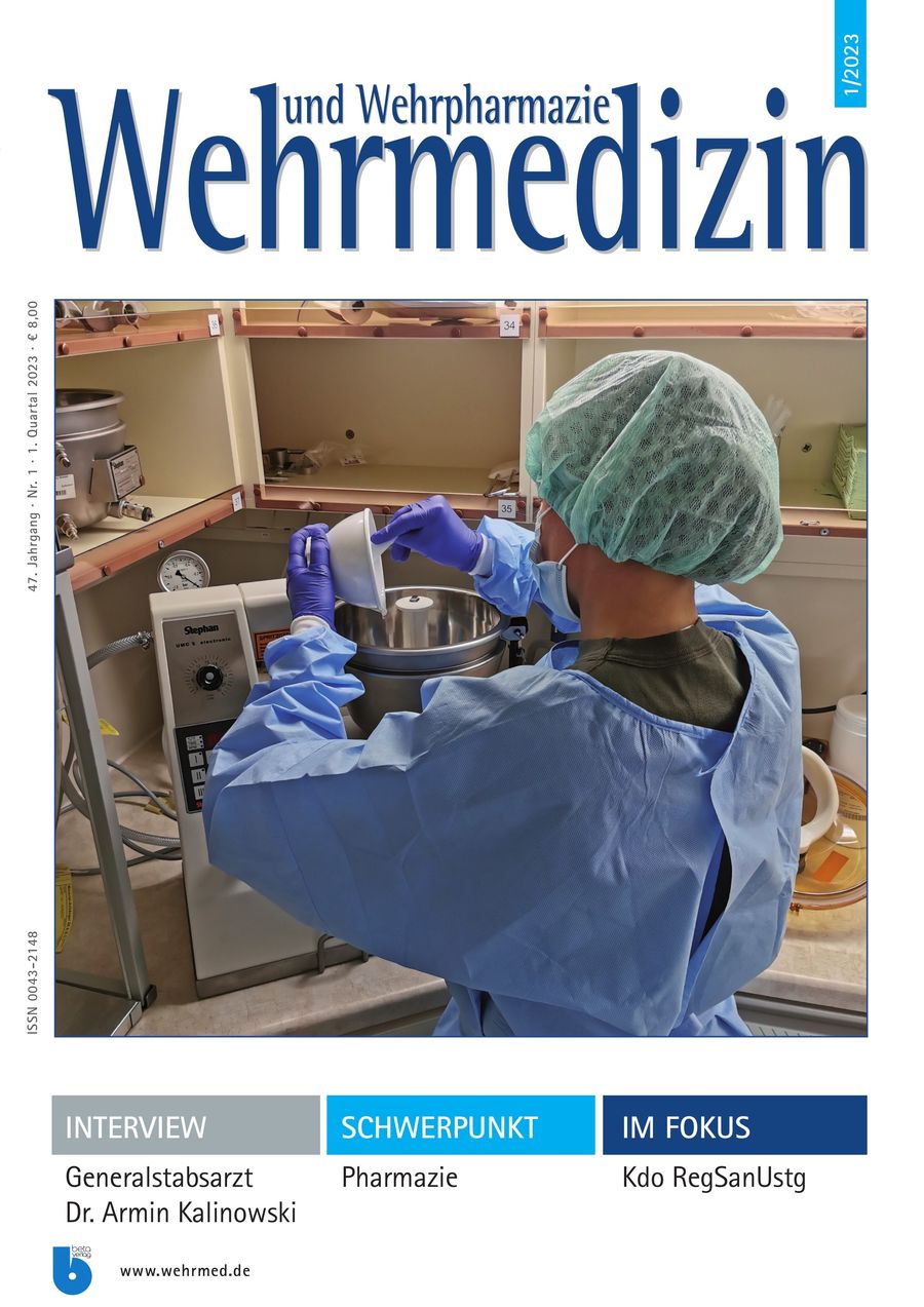Wehrmedizin und Wehrpharmazie - 2023-1... - Flipsnack