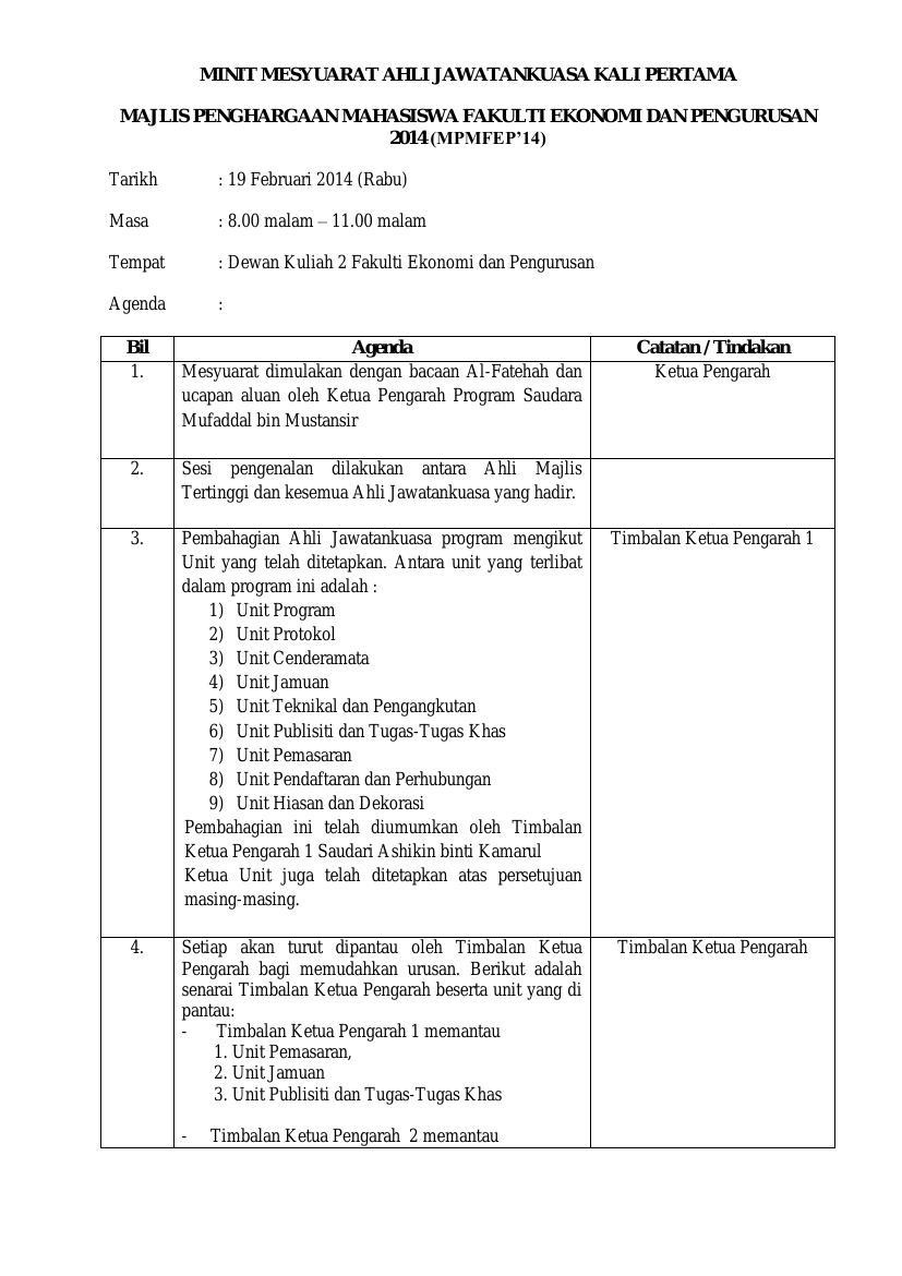Minit Meeting MPMFEP by Norsuriani Hasmuni - Flipsnack