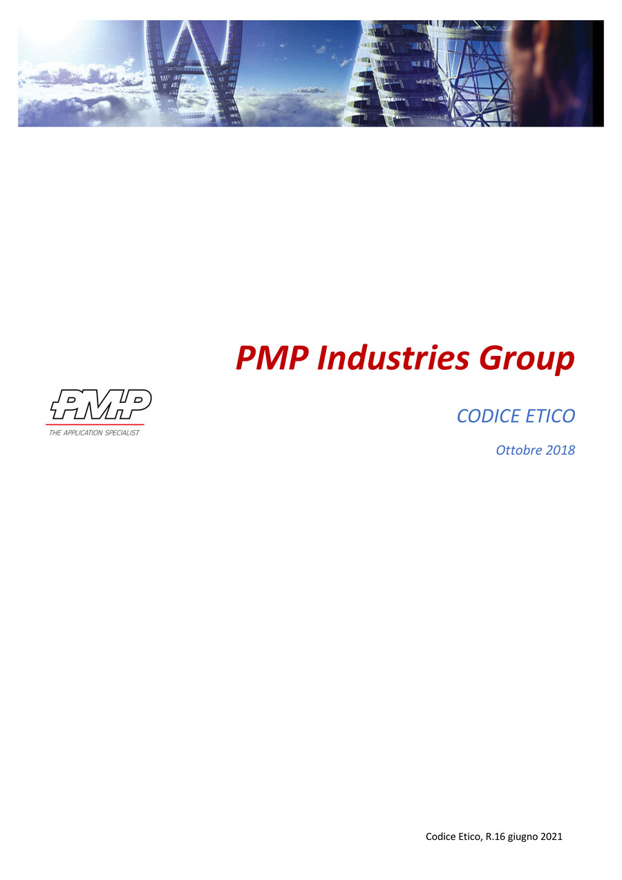 PMP code of conduct (Italian) by PMP Industries Group - Flipsnack